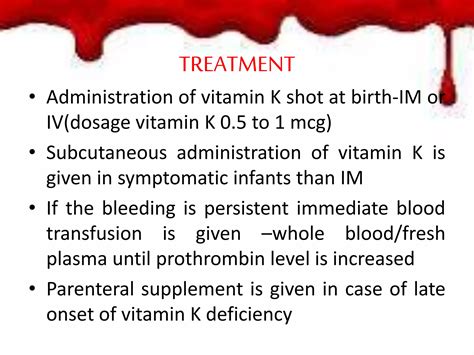 Vitamin K Deficiency Of Newborn Pptx