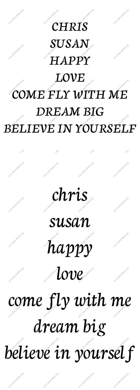 Humanist Cursive Custom Stencils Stencil Letters Org