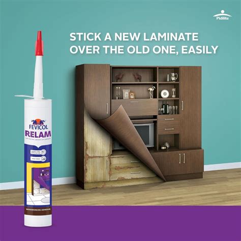 Fevicol Relam Laminate Adhesive 450g Fix New Laminate On Old Laminate Strong Bonding Glue