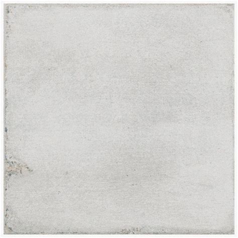Somertile 5 75 X 5 75 Inch Barcelona White Porcelain Floor And Wall Tile 44 Tiles 10 77 Sqft
