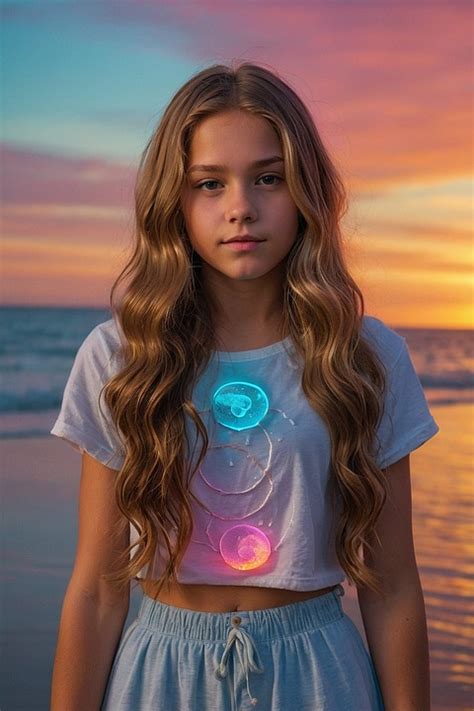 Download Ai Generated Girl Beach Royalty Free Stock Illustration