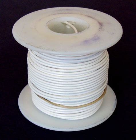 Ae Corporation 18wt 100aeco 18 Ga White Hook Up Wire Stranded 100