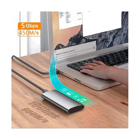 M6 Nvme Ssd Enclosure Case 10gbps Hdd Box Nvmengff Hard Disk