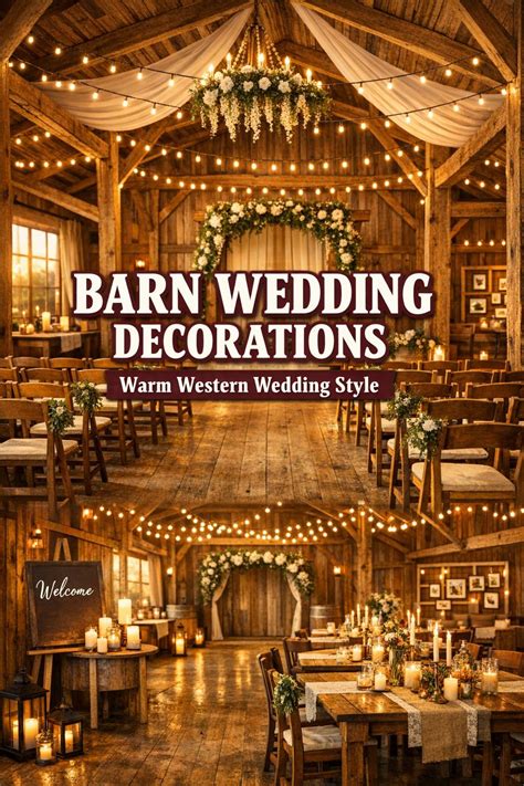 21 Rustic Romantic Barn Wedding Decorations That Glow In Photos My Wedding Ideas