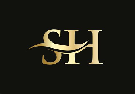 Initial Monogram Letter Sh Logo Design Vector Sh Letter Logo Design