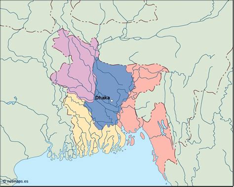 Bangladesh Vector Map Eps Illustrator Map Vector World Maps