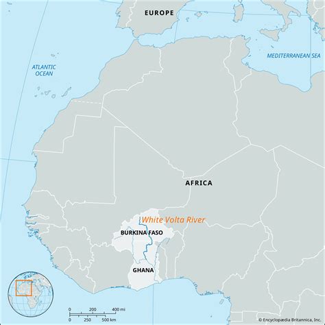 White Volta River Ghana Burkina Faso Map And Facts Britannica