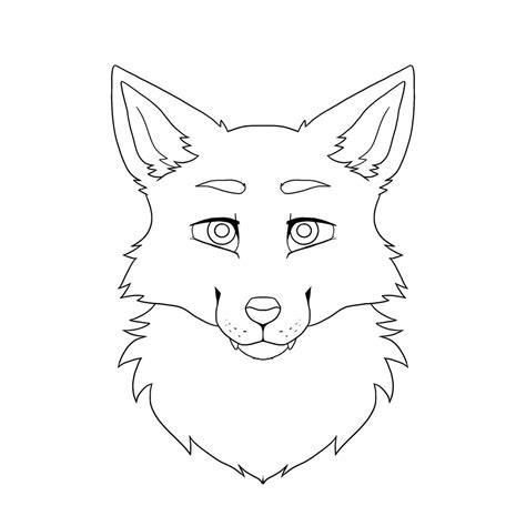Wolf Headshot Base Perfect For Icons And Pfps Etsy