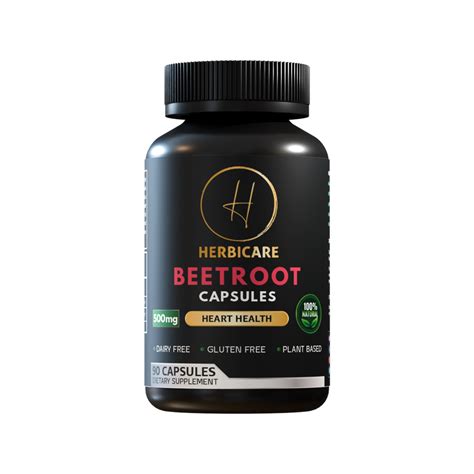 Beetroot Capsules Nz High Potency Buy Online At Herbicare