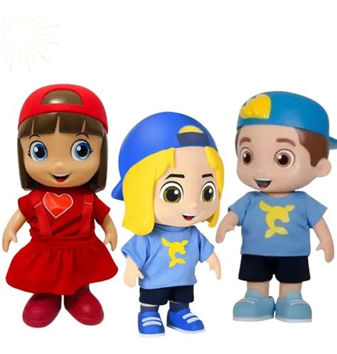 Bonecos Kit Luccas Neto Luke Gi Neto Rosita Frete Grátis
