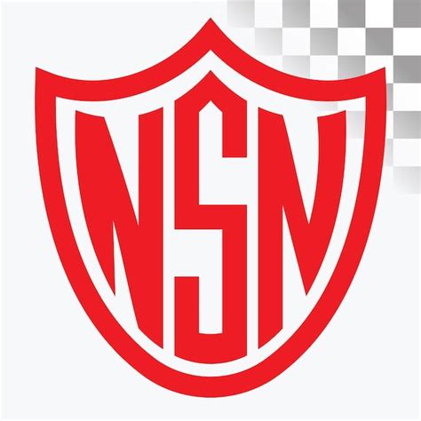 Premium Vector Nsn Letter Logo Design