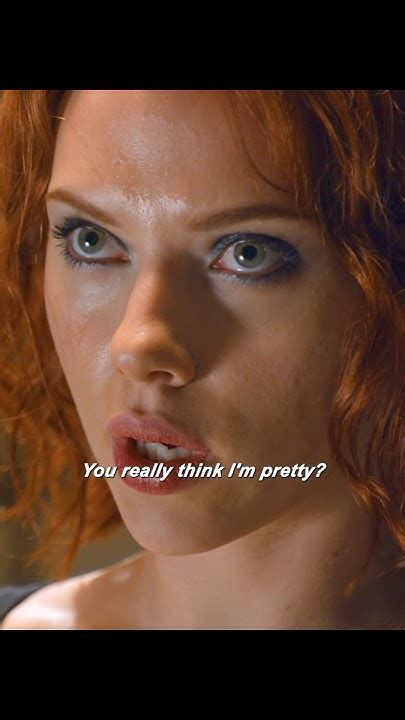 Do You Really Think Im Just Pretty 🤨🙏🏻 Blackwidow Avengers Scarlettjohansson Youtube