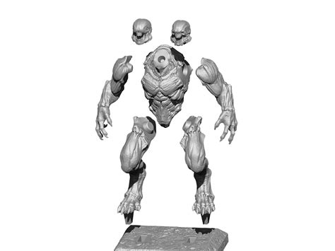 Hell Knight Doom 3d Model By Naeem32