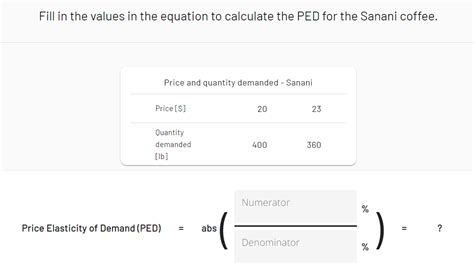 Solved Fill In The Values In The Equation To Calculate The