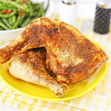 Air Fryer Chicken Quarters Babaganosh