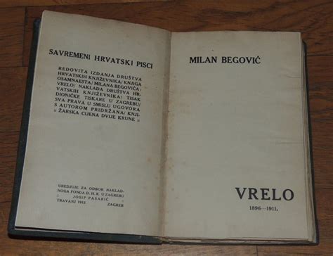Milan Begović Vrelo 1896 1911