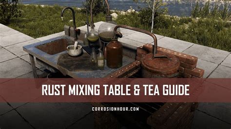 Rust Mixing Table And Tea Guide Recipes Berries And More