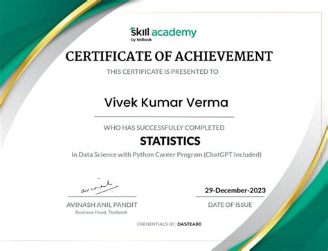 Datascience Statistics Certification Dataanalysis Decisionmaking Achievementunlocked