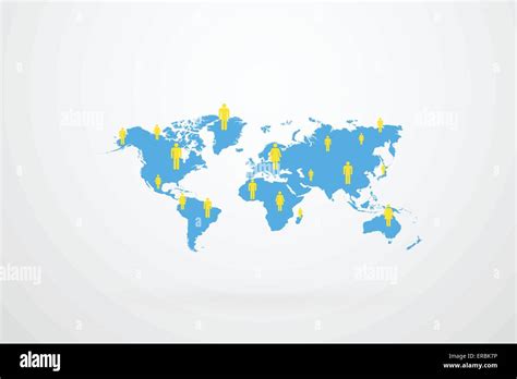 World Map Population Vector Stock Vector Image And Art Alamy