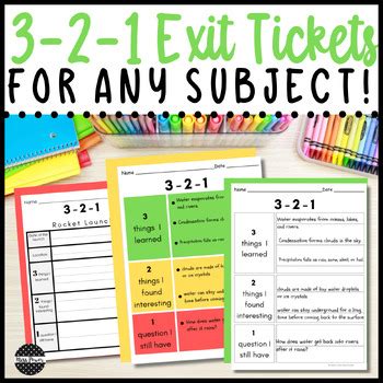 Exit Ticket Boxes And Bullets Graphic Organizer Exit Ticket Journals