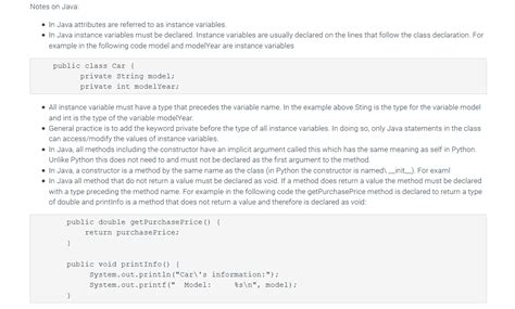 Solved 1118 Lab Car Value Classes Java Version 1