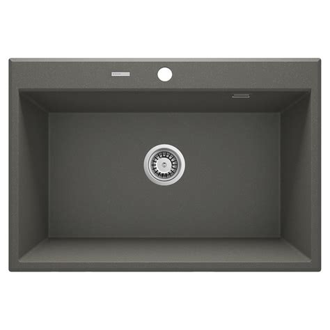 Granit Diskho Eridan Antracit Metallic Matt 70x52 Cm Med Vattenlås