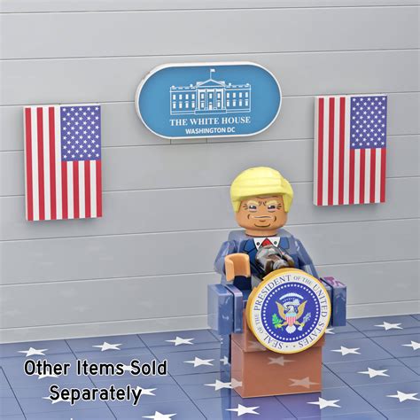 President Donald Trump Custom Printed Minifig Made Using Lego® Par