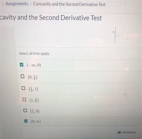 Solved Ments Concavity And The Second Derivative Test And