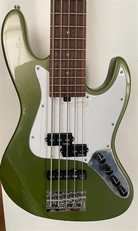 Sadowsky Metroexpress Pj Bass 5 21 Hybrid Sage Green 5 String