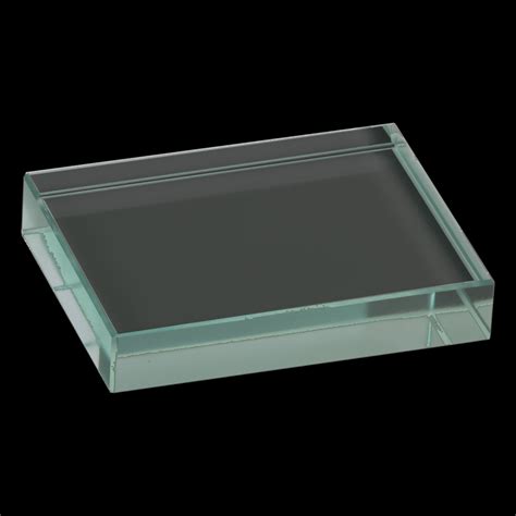Jade Glass Rectangle Paperweight Martin Awards