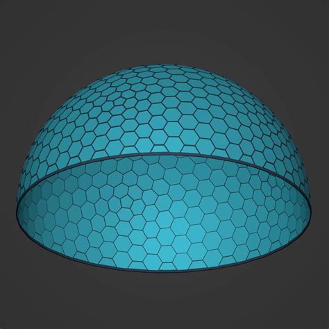 geodesic dome 3d model by ocstard
