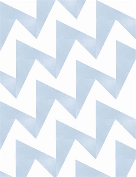 Split Rectangle Right Powder Swan Tile Layout Handmade Tiles Rectangle