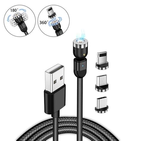 Statik 360 Magnetisches Rotations Universal Ladekabel