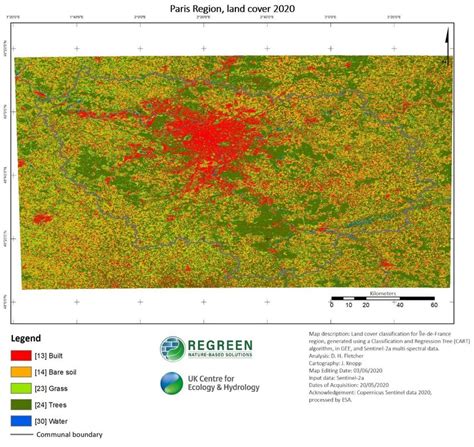 Example Land Use Land Cover Classification Lulc Performed With A
