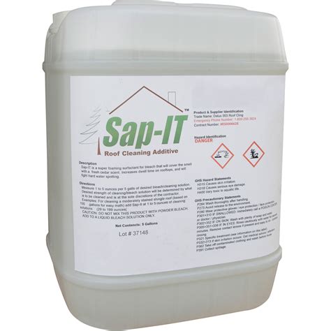 Delux Sap It Bleach Additive 5 Gallons Model Sap It 5 Northern Tool
