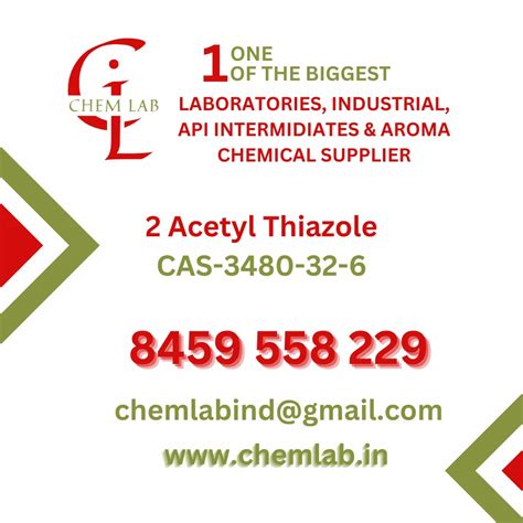 2 Acetyl Thiazole Pure At ₹ 660kg Boisar Id 2854846790412