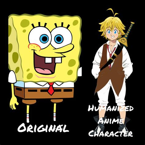 If Spongebob Was A Humanized Anime Character By Edwintd On Deviantart