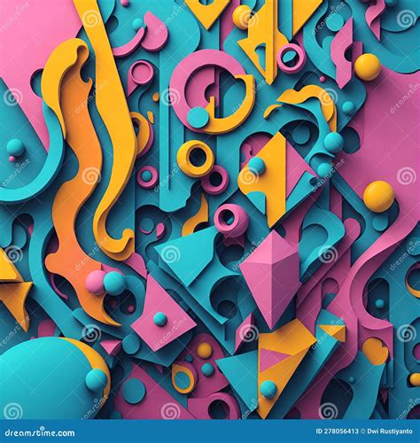 3d Abstract Gradient Smooth Cgi Background Wallpaper Stock