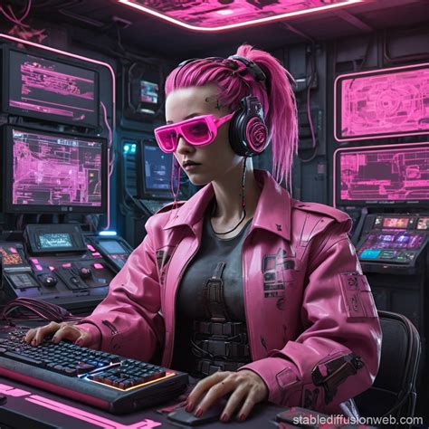 Cyberpunk Cyberdeck Stable Diffusion Online