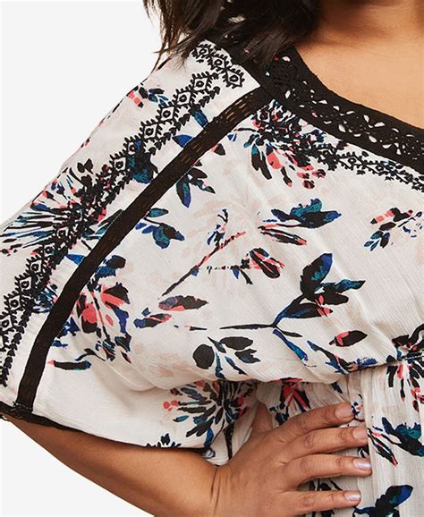 Motherhood Maternity Plus Size Embroidered Tunic Macys