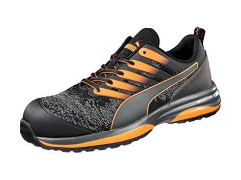 Puma 644555 Mens Charge Sneaker Black Orange