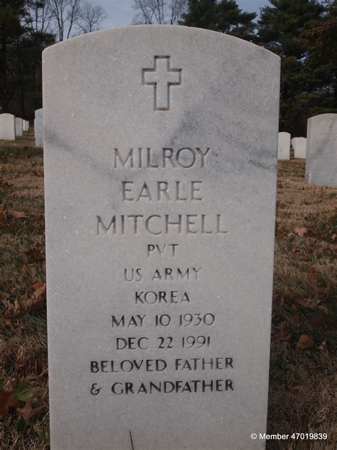 Milroy Earle Mitchell 1930 1991 Find A Grave Memorial