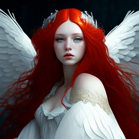 Artbreeder Image Girls With Red Hair Red Hair Hair Wings