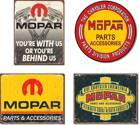 Signage Mopar Sign Bundle Mopar Logo 64 71 37 47