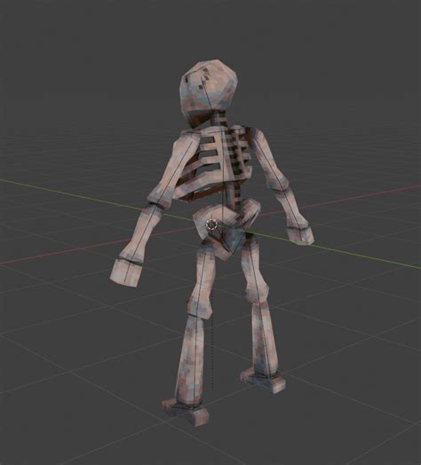 Psx Low Poly Skeleton By Puck