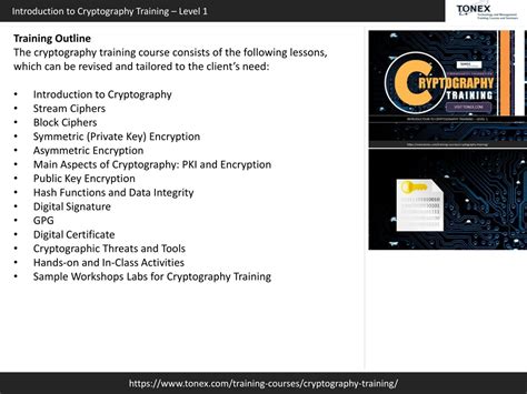 PPT Cryptography Training Level Tonex Training PowerPoint Presentation ID
