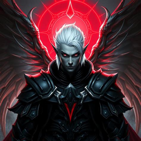 Intense Drow Paladin A Vision Of Strength