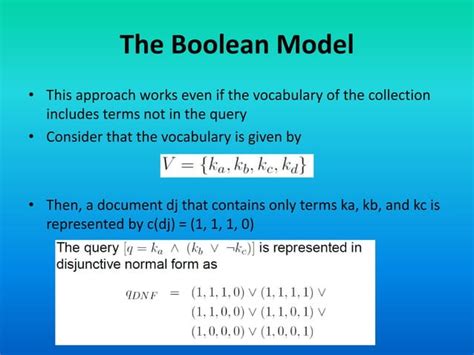 Information Retrieval 7 Boolean Model Pptx