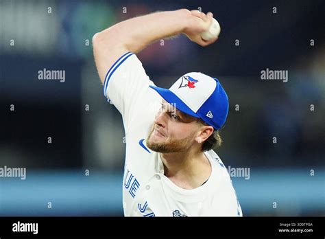 Toronto Blue Jays Pitcher Trey Yesavage 39 Delivers A Pitch Against