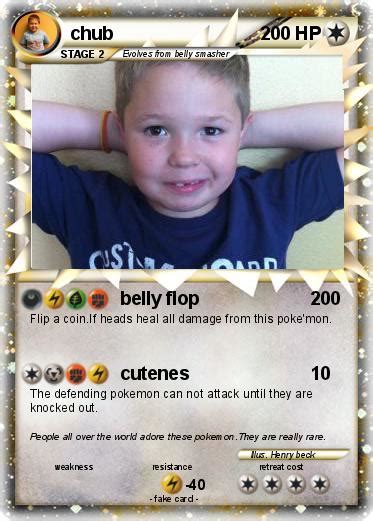 Pokémon Chub 22 22 Belly Flop My Pokemon Card